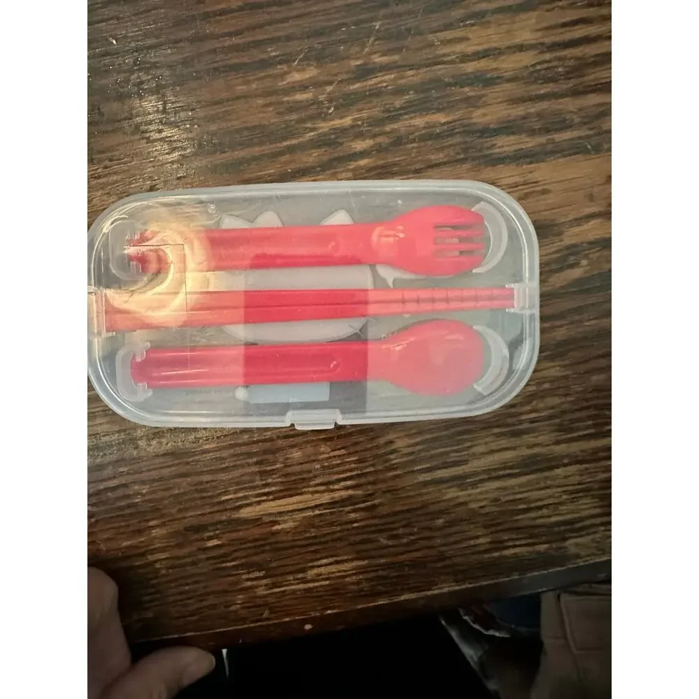 Hello Kitty | Other | Hello Kitty Lunch Chopsticks Fork Spoon Trio ...